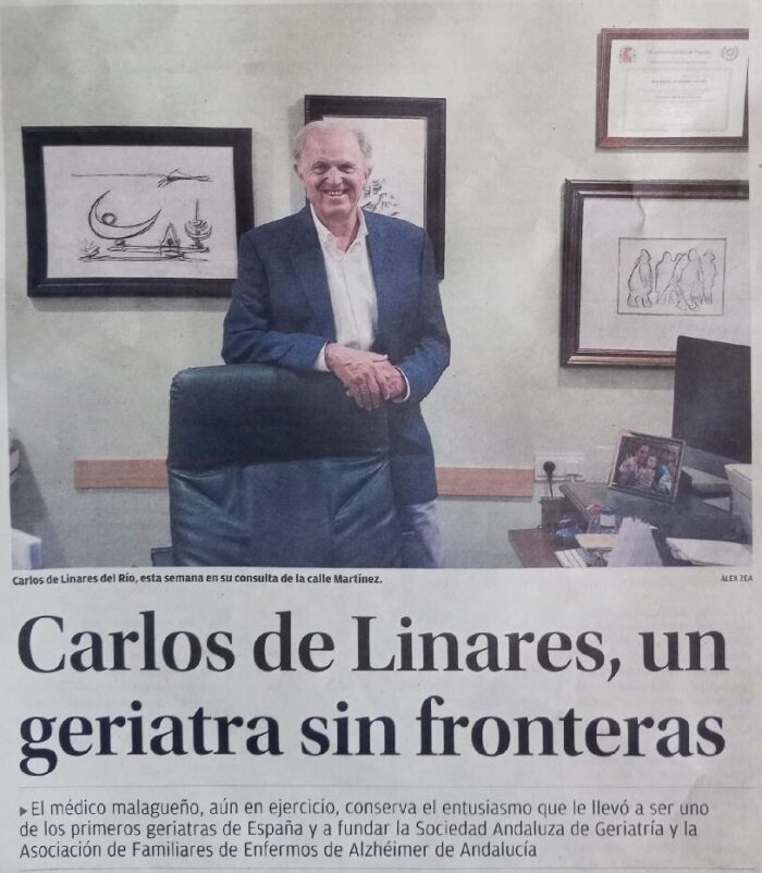 Carlos Linares, un geriatra sin frontera - AFA Málaga